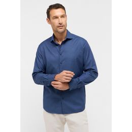 Langarmhemd Eterna "MODERN FIT" Gr. 39, Normalgrößen, blau (denim) Herren Hemden