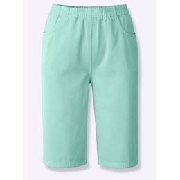 Bermudas Classic Basics Gr. 52, Normalgrößen, blau (aqua) Damen Hosen