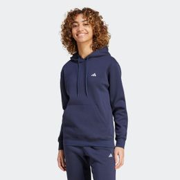 Kapuzensweatshirt adidas Sportswear "W SL FC HD" Gr. L, blau (legend ink) Damen Sweatshirts