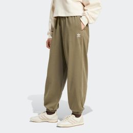 Sporthose adidas originals "ESS BYFR JOGGER" Gr. M, N-Gr, grün (olive strata) Damen Hosen