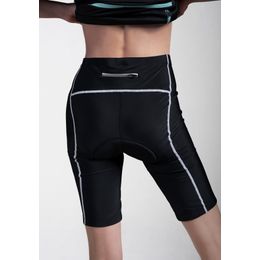 Radhose Polarino, Damen, Gr. 36, N-Gr, schwarz, Obermaterial: 85% Polyester, 15% Elasthan, unifarben, sportlich, Hosen, mit ergonomischem Sitzpolster