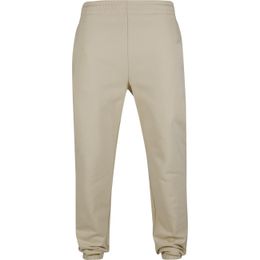 Stoffhose Urban Classics "Urban Classics Herren Ultra Heavy Sweatpants" Gr. L, US-Größen, beige (sand) Herren Hosen