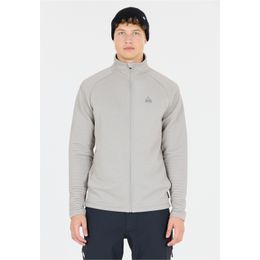 Sweatjacke SOS "Muju", Herren, Gr. L, grau, 75% Polyester, 22% Viskose, 3% Elasthan, unifarben, casual, normal, ohne Ausschnitt, Sweatjacken, im weichen und komfortablen Design