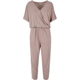 Jumpsuit Urban Classics "Urban Classics Damen Ladies Modal Jumpsuit" Gr. 4XL, US-Größen, rosa (duskrose) Damen Overalls