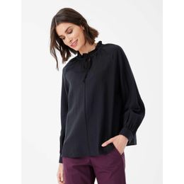 Klassische Bluse Brax "Style VIVI" Gr. 34, schwarz, Damen, 87% Lyocell, 13% Polyamid, Blusen