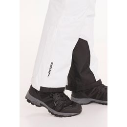 Skihose WHISTLER "Fairway" Gr. 36, EURO-Größen, weiß (weiß, weiß) Damen Hosen mit wasser- und winddichter Funktionsmembran