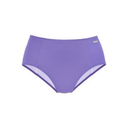 Highwaist-Bikini-Hose Venice Beach "Planet" Gr. 34, N-Gr, lila (flieder) Damen Badehosen in angesagter Schnittform