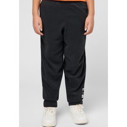 Fleecehose Jack Wolfskin "SMILEYWORLD PANTS Y" Gr. 116, Normalgrößen, schwarz (granite, black) Kinder Hosen