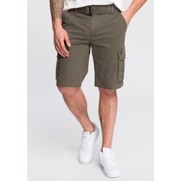 H.I.S. Bermudas H.I.S Gr. 30, N-Gr, grün (khaki) Herren Hosen