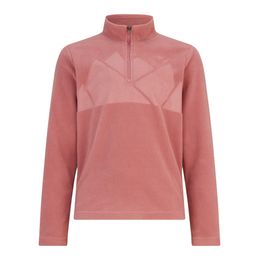 Fleecepullover Ziener "JONKI" Gr. 116, rosa, Kinder, Obermaterial: 100% Polyester, Sweatshirts