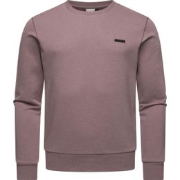 Sweater Ragwear "Indie" Gr. XL (54), lila (mauve) Herren Sweatshirts Cooler Basic Pullover