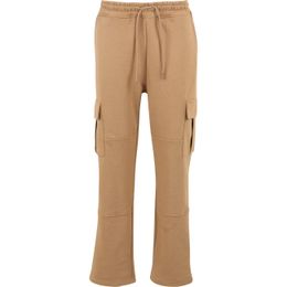 Jogginghose DEF "DEF Herren DEF Active Sweatpants" Gr. L, US-Größen, beige, Herren, 80% Baumwolle, 20% Polyester, unifarben, Hosen