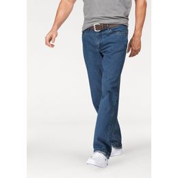 Regular-fit-Jeans Arizona "James" Gr. 25, U-Gr, blau (blue-stone) Herren Jeans regular fit, gerades Bein, Five-Pocket-Form, normale Leibhöhe