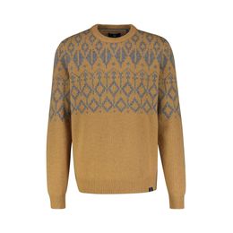 Strickpullover Lerros "Lerros" Gr. L, beige (bold camel) Herren Pullover