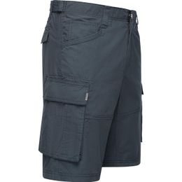 Shorts Ragwear "Merly" Gr. 30, Normalgrößen, grau (dunkelgrau) Herren Hosen Kurze Cargo-Hose mit großen Taschen