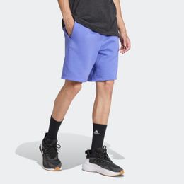 Shorts adidas Sportswear "M A SZN FL SHO" Gr. L, N-Gr, blau (semi cobalt blau), Herren, Obermaterial: 70% Baumwolle, 30% Polyester, Hosen