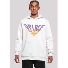 Kapuzenpullover F4NT4STIC "Stranger Things Palace Arcade Netflix TV Series" Gr. L, weiß Herren Pullover Premium Qualität