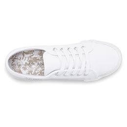 Sneaker Lascana, Damen, Gr. 42, wei&szlig;, Obermaterial: 100% Textilmaterial. Decksohle: 100% Textilmaterial. Futter: 100% Textilmaterial. Laufsohle: 100% Synthetik, unifarben, Schuhe Skaterschuh Canvassneaker Sneaker low, aus Textil, Schn&uuml;rhalbschuh, Freizeitschuh