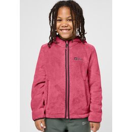 Fleecejacke Jack Wolfskin "NEPALI JACKET G" Gr. 116, pink (pink-lemonade) Kinder Jacken