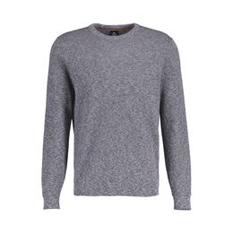 Strickpullover Lerros "Lerros Crewneck Strickpullover" Gr. XL, grau (dark graphite) Herren Pullover