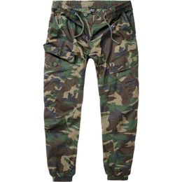 Cargohose Brandit "Brandit Herren Ray Vintage Trousers" Gr. 3XL, US-Größen, grün (woodland) Herren Hosen