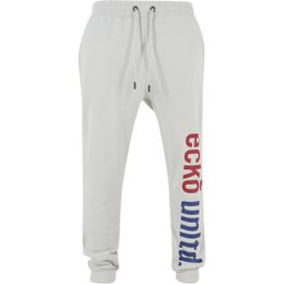 Stoffhose Ecko Unltd. "Ecko Unltd. Herren Ecko Grande Seweatpant" Gr. 4XL, US-Größen, grau (grey) Herren Hosen