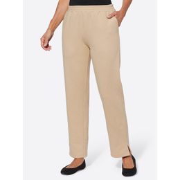 Schlupfhose Gr. 38, Normalgrößen, beige (beige, meliert) Damen Hosen