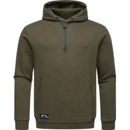 Kapuzenpullover Ragwear "Arrwen" Gr. L (52), gelb (gelbgrün) Herren Pullover Gemütlicher Hoodie mit verstellbarer Kapuze