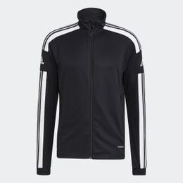 Trainingsjacke adidas Performance "SQ21 TR JKT", Herren, Gr. S, schwarz-weiß (schwarz, weiß), Obermaterial: 100% Polyester, clean, sportlich, Jacken