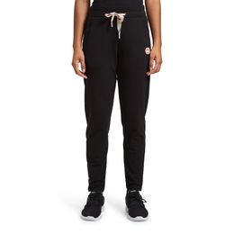 Jogginghose Betty Barclay "Betty Barclay Joggingpant mit elastischem Bund" Gr. L, US-Größen, schwarz Damen Hosen Bunddetail