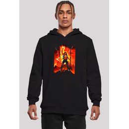 Kapuzenpullover F4NT4STIC "Stranger Things Hell Guitar- DTG Netflix TV Series" Gr. L, schwarz Herren Pullover Premium Qualität