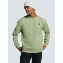 Sweater NO EXCESS "NO EXCESS Pullover mit Rückenaufdruck" Gr. M, grau Herren Sweatshirts