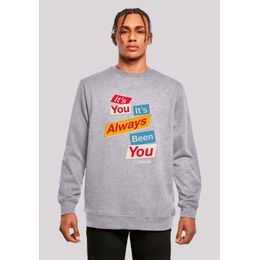 Sweatshirt F4NT4STIC "Sex Education It Always Been You Netflix TV Series" Gr. L, grau (erdgrau) Herren Sweatshirts Premium Qualität