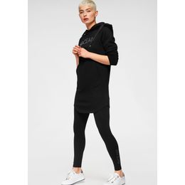 Jogginganzug OCEAN SPORTSWEAR "Essentials Joggingsuit", Damen, Gr. 34, schwarz (schwarz, schwarz), angeraute Sweatware, Single Jersey, Obermaterial: 65% Baumwolle, 35% Polyester. Unterteil: 95% Baumwolle, 5% Elasthan, sportlich, Sportanzüge