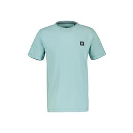 T-Shirt Lerros "Lerros T-Shirt in Cool & Dry Qualität, unifarben", Herren, Gr. 5XL, blau (coastal sea blau), 80% Baumwolle, 20% Polyester, Rundhals, Kurzarm, Shirts