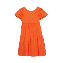 Marc O'Polo Sweatkleid MARC O'POLO "aus softer Baumwoll-Qualität" Gr. 152, Normalgrößen, orange Mädchen Kleider