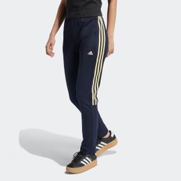 Sporthose adidas Sportswear "W TIRO CB PT", Damen, Gr. XL, N-Gr, blau (legend ink, almost gelb), Obermaterial: 70% Polyester, 30% Baumwolle, sportlich, Hosen