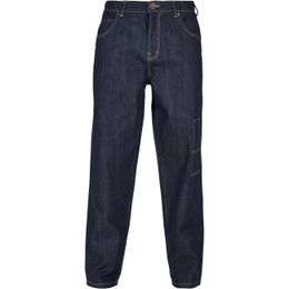 Bequeme Jeans Southpole "Southpole Herren Southpole Script Denim" Gr. 30, Normalgrößen, blau (rawindigio) Herren Jeans