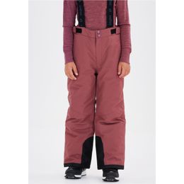 Skihose ZIGZAG "Provo" Gr. 104, EURO-Größen, lila (beere) Kinder Hosen mit 10.000 mm Wassersäule