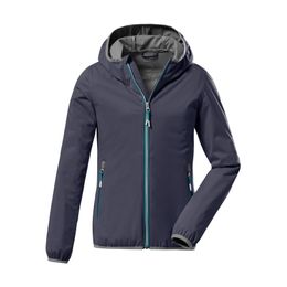 Funktionsjacke Killtec "KOS 164 GRLS JCKT", Kinder, Gr. 152, blau (nachtblau), 100% Polyester, sportlich, Jacken