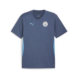 Trainingsshirt Puma "Manchester City Trainingstrikot Herren" Gr. L, blau (inky blue magic) Herren Shirts