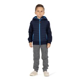 SALT & PEPPER Outdoorjacke SALT AND PEPPER "Outdoor" Gr. 110, blau Jungen Jacken mit tollen Farbkontrasten