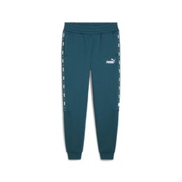 Trainingshose Puma "ESS+ TAPE SWEATPANTS FL CL" Gr. M, N-Gr, grün (cold green) Herren Hosen