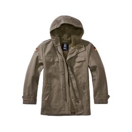 Parka Brandit "Brandit Herren Kids BW Parka" Gr. 146/152, grün (olive) Jungen Jacken