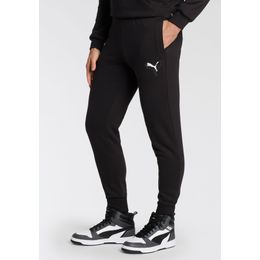 Trainingshose Puma "ESS+ LOGO LAB CAT SWEATPANTS FL CL" Gr. S, N-Gr, schwarz (Puma black) Herren Hosen Jogginghose