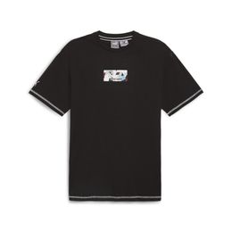 T-Shirt Puma "BMW M Motorsport Statement Logo Herren" Gr. L, schwarz (black) Herren Shirts