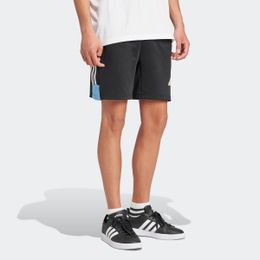 Shorts adidas Sportswear "M TIRO NTPK SHO" Gr. L, N-Gr, schwarz (schwarz, light blau, weiß), Herren, Obermaterial: 70% Polyester, 30% Baumwolle, Hosen