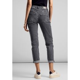 Comfort-fit-Jeans Street One Gr. 26, Länge 30, grau (steel grey net wash) Damen Jeans 5-Pocket-Style