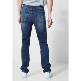 Regular-fit-Jeans Street One MEN Gr. 29, Länge 34, blau (dark indigo authentic wash) Herren Jeans 5-Pocket-Jeans 5-Pocket-Style