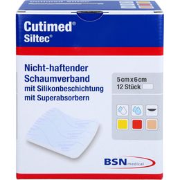 B2B Medical Cutimed Siltec Schaumverb.5x6 cm Nicht Haftend 12 ST